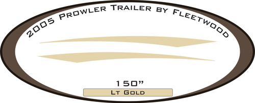 2005 Prowler Travel Trailer | USA - RV Decals Direct