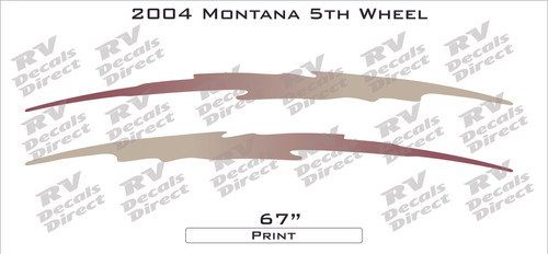 Montana Keystone 5th Wheel Replacement RV Decals & Graphics
