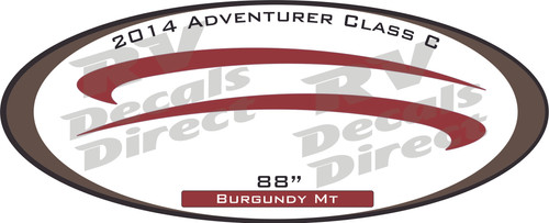 Adventurer Class C Replacement RV Decals & Graphics