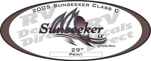 Sunseeker Forest River Class C Replacement RV Decals & Graphics