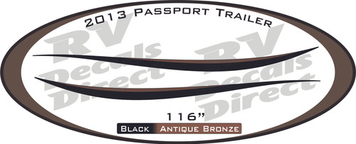 Passport Keystone Travel Trailer Replacement RV Decals & Graphics