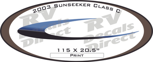 Sunseeker Forest River Replacement RV Decals & Graphics