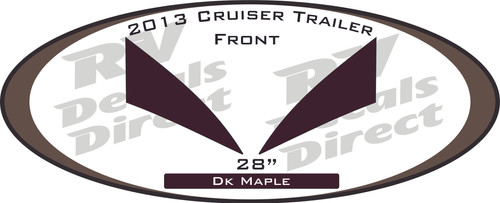 Cruiser Aire Crossroads Travel Trailer Replacement RV Decals & Graphics