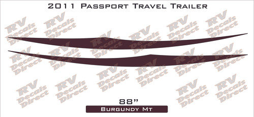 Passport Keystone Travel Trailer Replacement RV Decals & Graphics