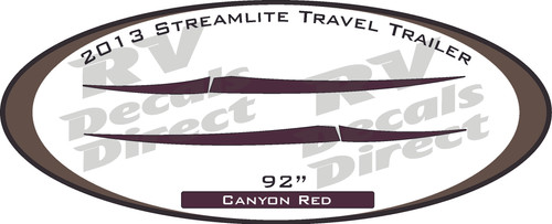 Streamlite Gulfstream Travel Trailer Replacement RV Decals & Graphics