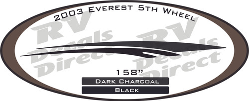 Everest Keystone 5th Wheel Replacement RV Decals & Graphics