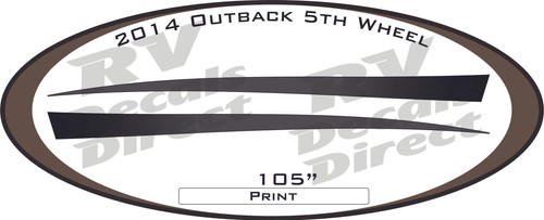 Outback Keystone 5th Wheel Replacement RV Decals & Graphics