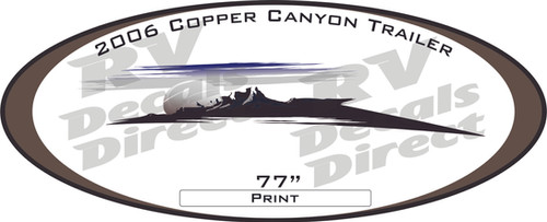 Copper Canyon Keystone 5th Wheel Replacement RV Decals & Graphics