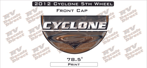Cyclone Heartland 5th Wheel Replacement RV Decals & Graphics