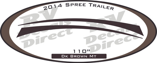 Spree KZ Travel Trailer Replacement RV Decals & Graphics