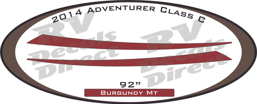 Adventurer Class C Replacement RV Decals & Graphics