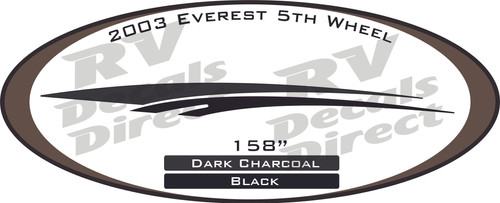 Everest Keystone 5th Wheel Replacement RV Decals & Graphics