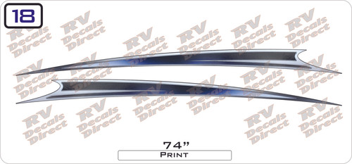 Flagstaff Forest River 5th Wheel Replacement RV Decals & Graphics