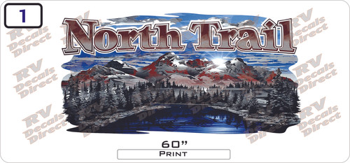 North Trail Heartland Travel Trailer Replacement RV Decals & Graphics