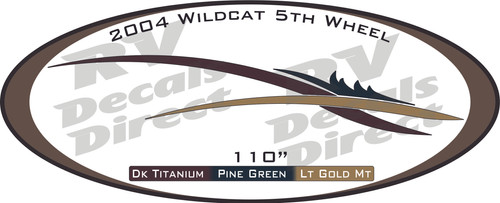 Wildcat Forest River 5th Wheel Replacement RV Decals & Graphics