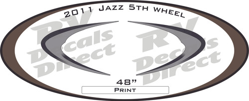 Jazz Lite Thor 5th Wheel Replacement RV Decals & Graphics