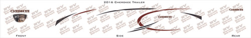 Cherokee Forest River Travel Trailer Complete RV Replacement Decal ...