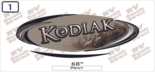 2012 Kodiak Travel Trailer | RV Decals Direct
