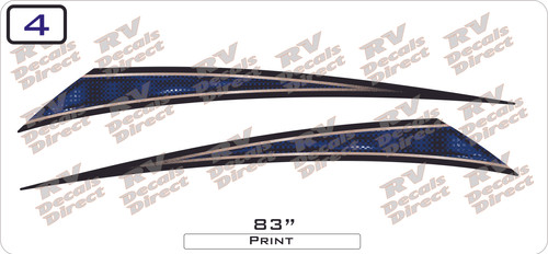 Bullet Keystone Travel Trailer Replacement RV Decals & Graphics