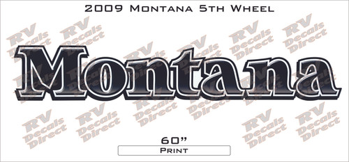 Montana Keystone 5th Wheel Replacement RV Decals & Graphics