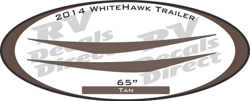 White Hawk Jayco Travel Trailer Replacement RV Decals & Graphics