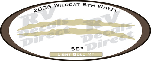 2006 Wildcat 5th Wheel | RV Decals Direct