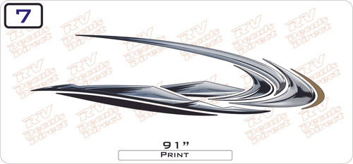 Blue Ridge Forest River 5th Wheel Replacement RV Decals & Graphics