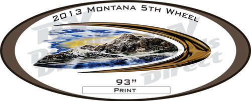 2013 Montana 5th Wheel | RV Decals Direct