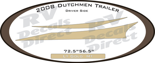 2008 Dutchmen Travel Trailer | USA - RV Decals Direct