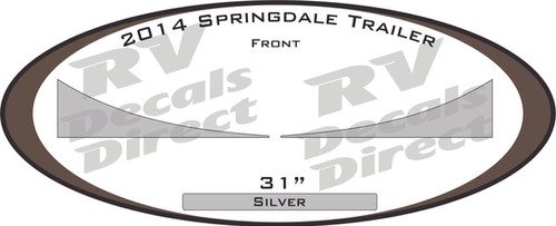 Springdale Keystone Travel Trailer Replacement RV Decals & Graphics
