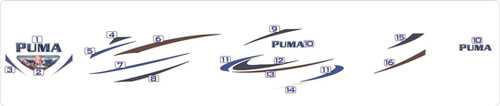 Puma Palomino Travel Trailer Replacement RV Decals & Graphics