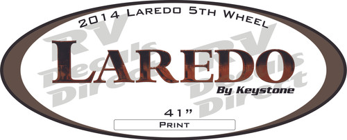 Laredo Keystone 5th Wheel/Travel Trailer Replacement RV Decals & Graphics