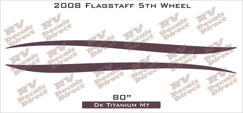 Flagstaff Forest River 5th Wheel Replacement RV Decals & Graphics