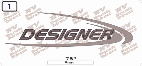 Designer Jayco 5th Wheel Replacement RV Decals & Graphics