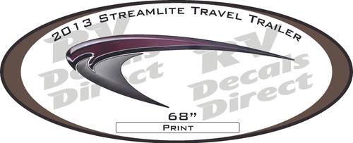 Streamlite Gulfstream Travel Trailer Replacement RV Decals & Graphics