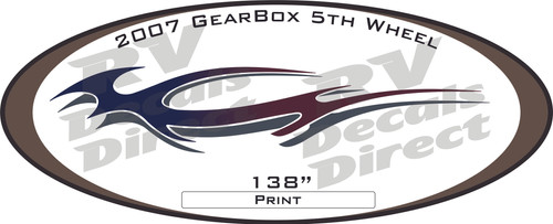 Gearbox Fleetwood 5th Wheel Replacement RV Decals & Graphics