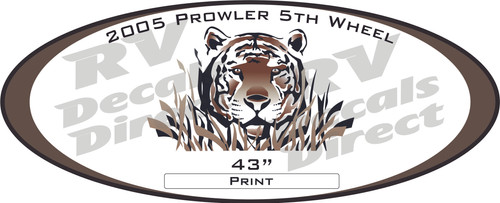 Prowler Fleetwood 5th Wheel Replacement RV Decals & Graphics