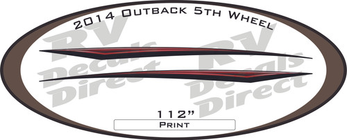 Outback Keystone 5th Wheel Replacement RV Decals & Graphics
