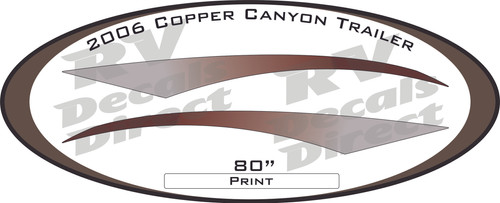 Copper Canyon 5th Wheel Replacement RV Decals & Graphics