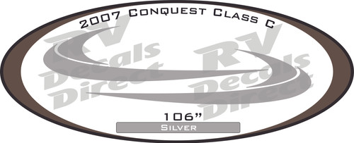 Conquest Gulf Stream Class C Replacement RV Decals & Graphics
