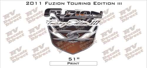 Fuzion Keystone Touring Edition 5th Wheel Replacement RV Decals & Graphics