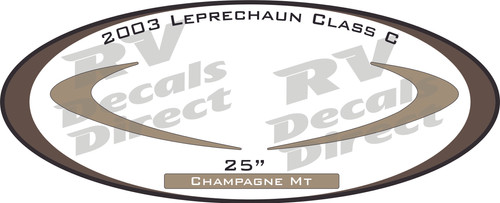 Leprechaun Coachmen Class C Replacement RV Decals & Graphics