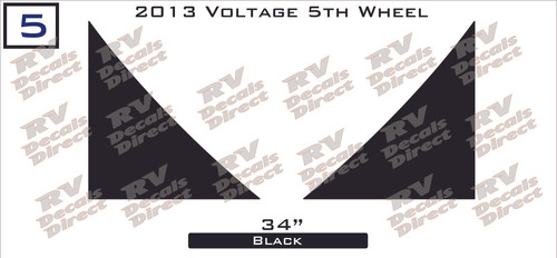 Voltage Dutchmen 5th Wheel Replacement RV Decals & Graphics