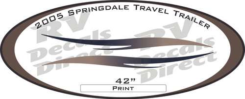 Springdale Keystone Trave Trailer Replacement RV Decals & Graphics