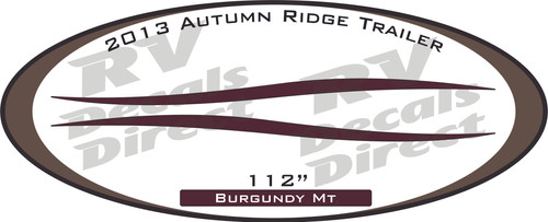 Autumn Ridge Starcraft Travel Trailer Replacement RV Decals & Graphics