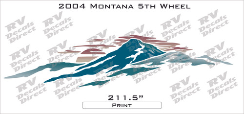 Montana Keystone 5th Wheel Replacement RV Decals & Graphics
