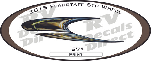 Flagstaff Forest River 5th Wheel Replacement RV Decals & Graphics
