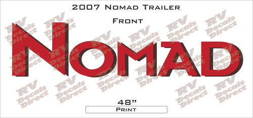 Nomad Skyline Travel Trailer Replacement RV Decals & Graphics
