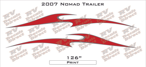 Nomad Skyline Travel Trailer Replacement RV Decals & Graphics