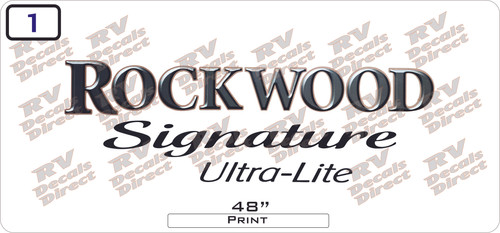 Rockwood Forest River 5th Wheel Replacement RV Decals & Graphics
